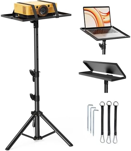 Amazon.com - Perlegear Projector Stand Tripod, 21" to 45" Height ...