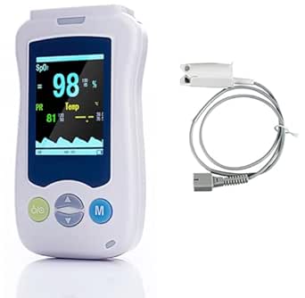 Handheld Pulse Oximeter, Pulse Oximetry, Portable Oxygen Monitor Finger ...