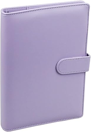 ACEmedia A5 PU Leather Binder 6-Ring Notebook Binder Cover for A5 ...