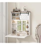 Amazon.com: ARTETHYS Small Vanity Desk Set with 3 Adjustable Lighted ...