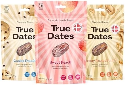 Amazon.com: True Dates, Sweet Flavor Variety, 3-3.5 Ounce Bags (Creamy ...