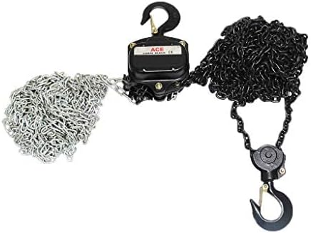 Heavy Duty Chain Block with Tackle 5 Ton 3 Metre (5000KG 5T 3M Lifting ...