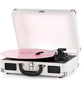 Amazon.com: Vinyl Record Player Bluetooth 3-Speed Portable Vintage ...