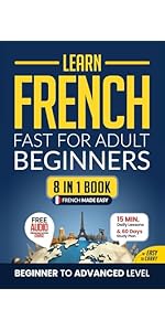 Learn French: Grammar Workbook + Textbook for Adult Beginners: Master ...