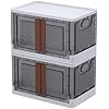 Amazon.com - zunatu 8.4 Gal Plastic Storage Bins with Lids and Doors ...