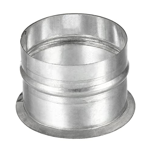 PATIKIL 4″ Duct Connector, Metal Flange Fitting Duct Air Tight ...