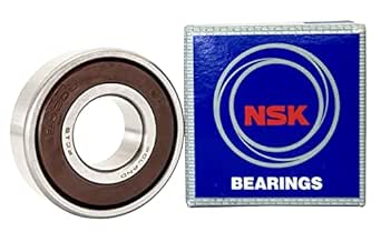 (2 Pack) NSK 6202DDU 6202-2RS 15X35X11mm Double Rubber Seal Bearings Made in Japan-Deep Groove ...