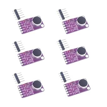 MAX9814 AGC Amplifier Microphone Module Pack of 6 : Amazon.ca: Electronics