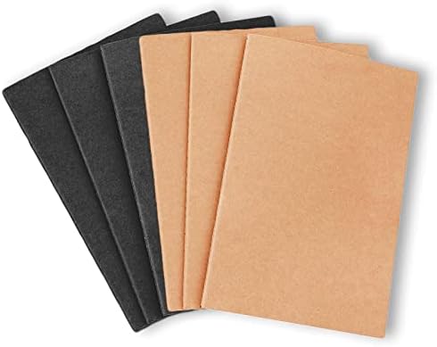 Taccuini Kraft, 12 Pezzi A5 Foderato Blocco Note, Quaderno per Studenti ...