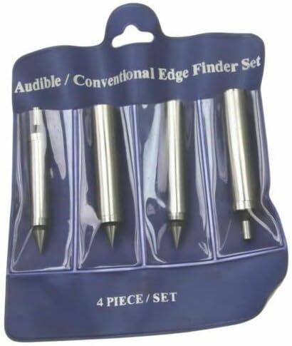 BLUEFOX TOOLS Edge Finder Center Finder 4 pc Set Single/Double End ...
