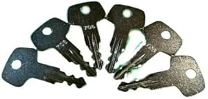 Amazon.com: 6 Pack 10# Ignition Keys,Cap Fuel Lock Key 706 Fits for ...