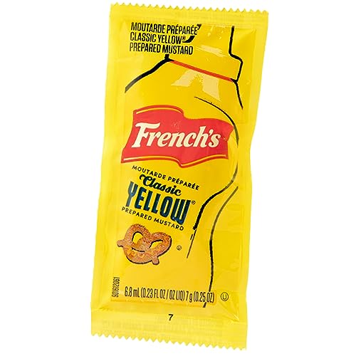 Snapklik.com : Frenchs Classic Yellow Mustard Packets, 1500 Count - One ...