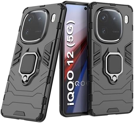 Spazy Case® Vivo iQOO 12 Back Cover | Dual Layer Armor Defender Full ...
