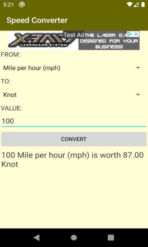 Speed conversion utility converter - App on Amazon Appstore