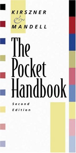 Pocket Handbook (with Revised MLA and InfoTrac): Kirszner, Laurie G ...