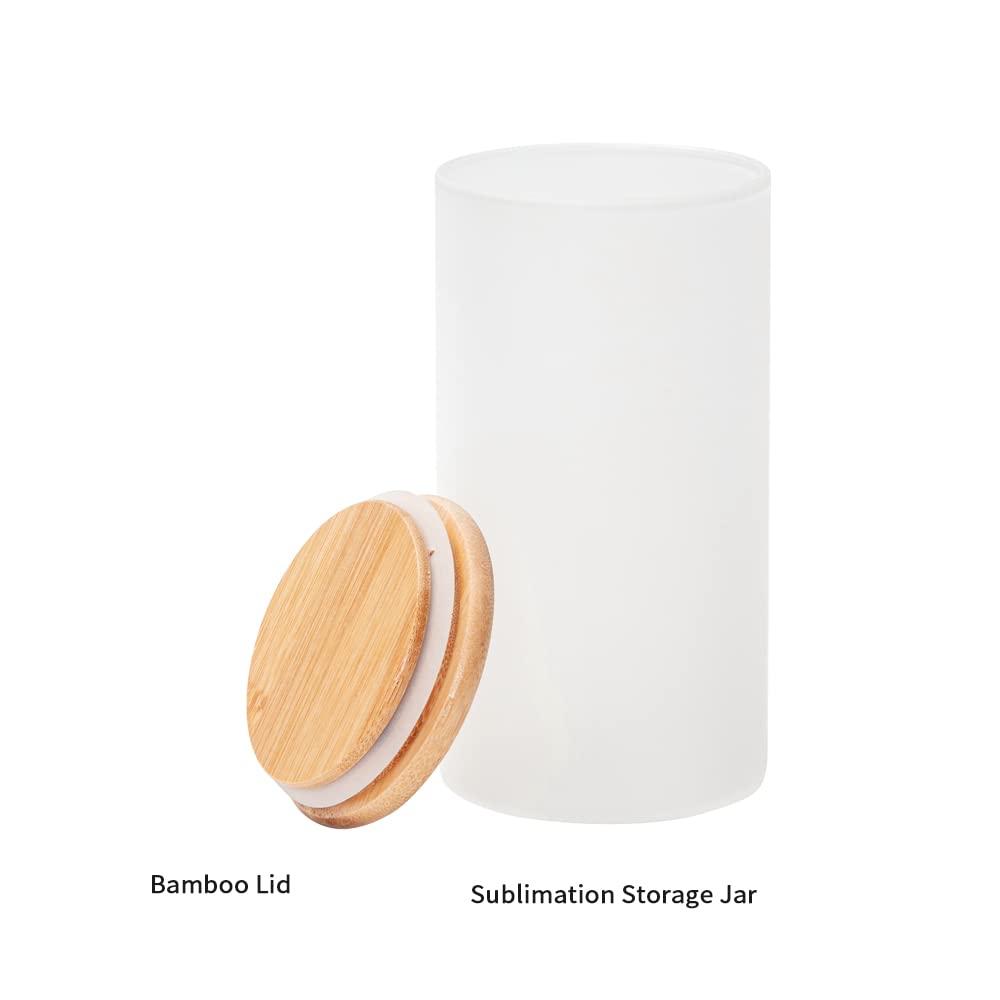 PYD Life Sublimation Storage Jars Glass Blanks Tumbler Food Canisters ...