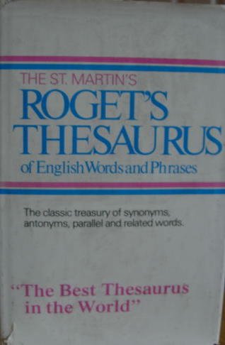 THE ORIGINAL ROGET'S THESAURUS OF ENGLISH WORDS AND PHRASES(THUMB ...