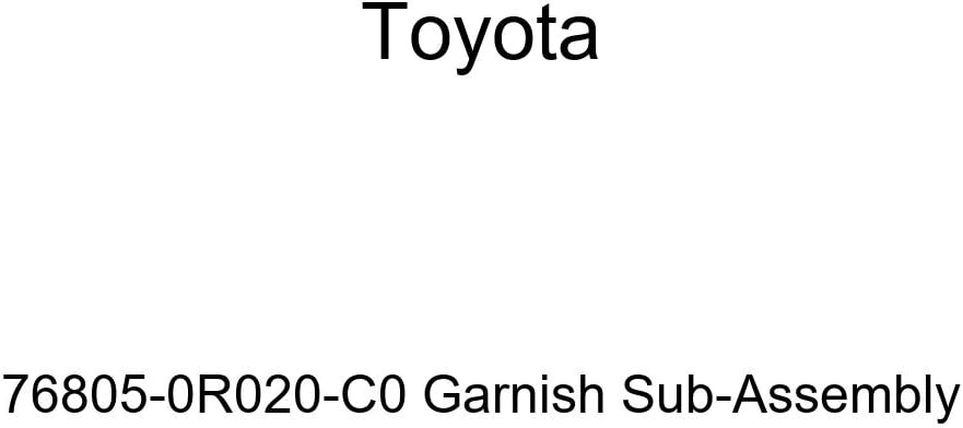 Amazon.com: Genuine Toyota 76805-0R020-C0 Garnish Sub-Assembly : Automotive