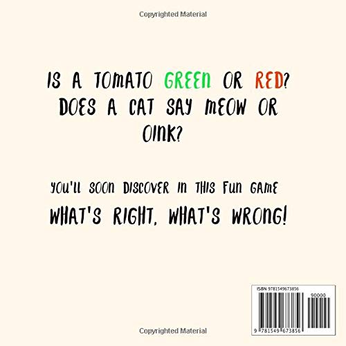 Buy What s Right What s Wrong A Fun Guessing Game For 2 4 Year Olds buy-what-s-right-what-s-wrong-a-fun-guessing-game-for-2-4-year-olds