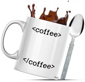 Buy MAGIOO Funny Mug - Coffee Coding Coder Programmer Software Engineer ...