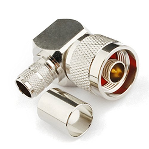 Rf Wire Coaxial Cable Terminal Copper Alloy Connector N Male Straight ...