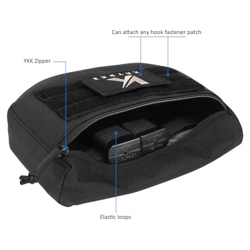 KRYDEX Tactical Admin Pouch Dump Drop Pouch Utility Bag with Hook and ...