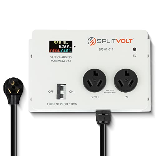 Splitvolt NEMA 10-30/10-30 Splitter Switch 10-30 Plug to Two 10-30 ...