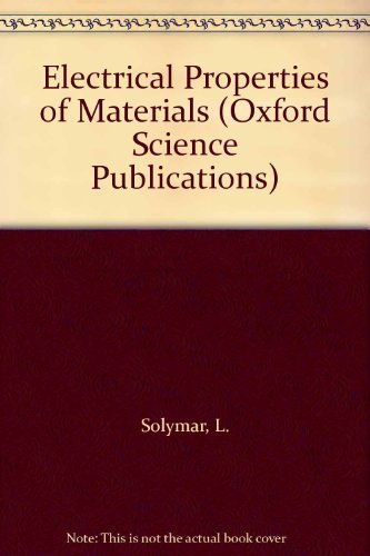 Amazon | Electrical Properties of Materials (Oxford Science ...