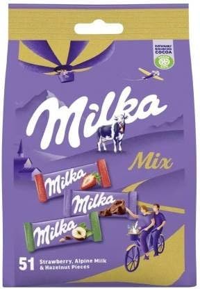 Milka Mix Chocolate Variety Pack - Strawberry, Alpine Milk, Hazelnut ...