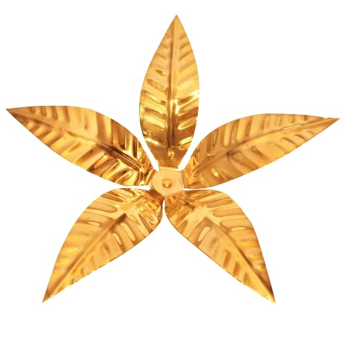 Shrinika Mango Leaves | Aam Patta | Foldable Brass Mango Leaf for Puja ...