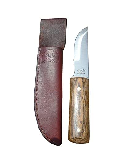 Amazon.com: Knife With Belt Loop and Leather Sheath | Hunting Field ...