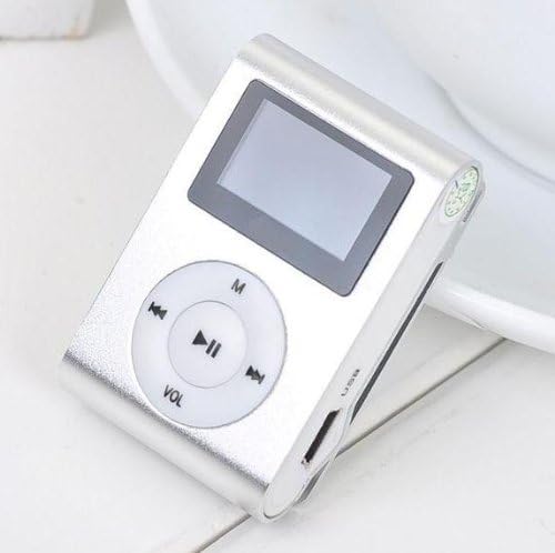 Amazon.com: (Silver) LCD Mini Clip ON MP3 Player.Supports 1GB,2GB,4GB ...