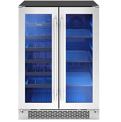 Zephyr BWB24C32AG Brisas Series 24 Inch dual-zone Stainless Steel ...