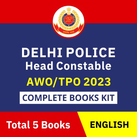 Delhi Police Head Constable AWO/TPO 2023 Complete Books Kit (English ...