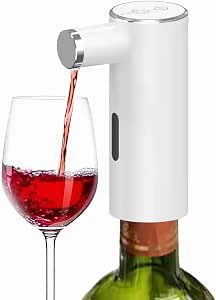 Drink Dispenser - Electric Wireless Wine Aerator - Liquor Shot Measure ...