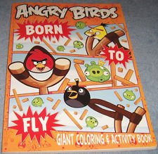 Angry Birds Giant Coloring & Activity Book ~ Born to Fly: Rovio: Amazon ...