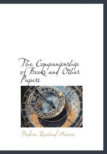Amazon.co.jp: The Companionship of Books and Other Papers : Marvin ...