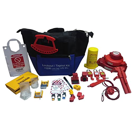 KRM LOTO - OSHA Lockout TAGOUT Maintenance Bag KIT - 4051: Amazon.com ...