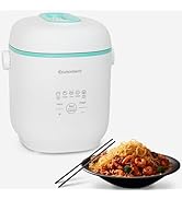 Amazon.com: Green Mini Rice Cooker Small 1 Cup-2 Cup Non-Stick Coated ...