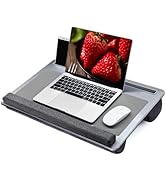 Amazon.com: Extra Large Lap Laptop Desk- Home Office Portable LapDesk ...
