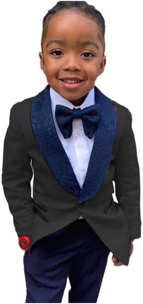 Amazon.com: Boys Suit for Wedding 2 PC Shawl Lapel Formal Suit Prom ...