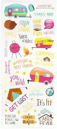 Amazon.com: Recreational Vehicle Camping Travel Foil Stickers for ...