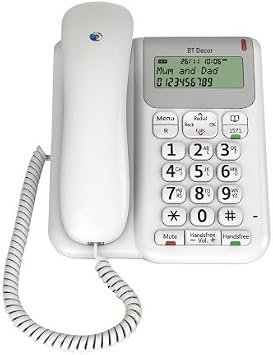BT Decor 2200 Corded Telephone: Amazon.co.uk: Electronics & Photo