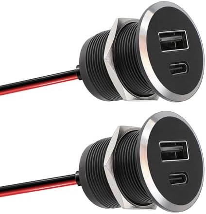 Obeaming RV USB Outlet All-Aluminum QC 3.0 USB-A & USB-C PD Dual High ...