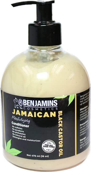 Amazon.com: Benjamins Cosmetics Jamaican Black Castor Oil Moisturizing ...