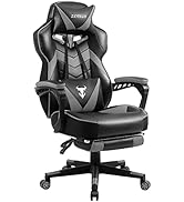 Amazon.com: Zeanus Gaming Chairs with Footrest Recliner Computer Chair ...