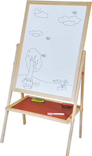 Emob Wooden Multifunctional 2 in 1 Foldable Drawing and Writing Board ...