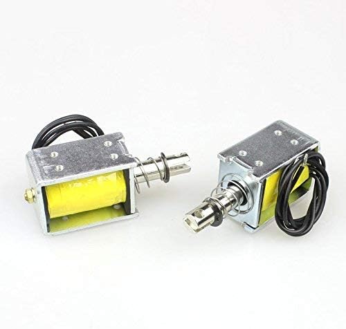 Amazon.com: LY-078 DC12V/24V Mini Solenoid Valve, Mini Lock, Through ...