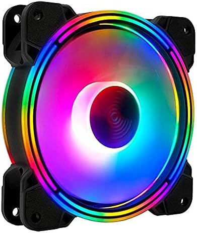 Entwino 3 Pack RGB Gaming Cooling Fans, 120mm Size, 14 Lighting Modes ...