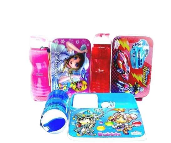 Buy God of Goods Maggi Combo Fashion Set of Plastic Lunch Box with ...